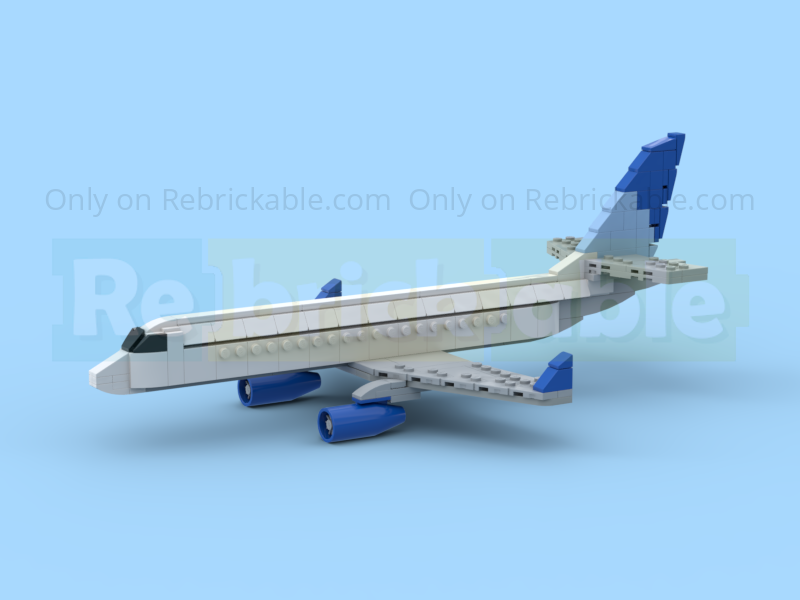 Embraer E175 (United Express Livery) (MOC-239222) - LEGO MOC | MOC Tracker