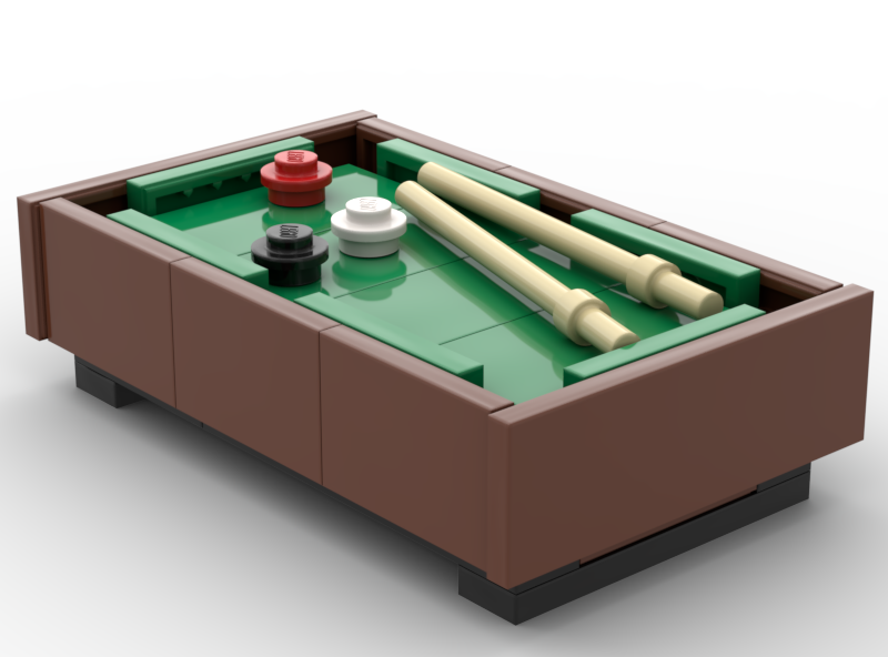 Pool table (MOC-239905) - LEGO MOC | MOC Tracker