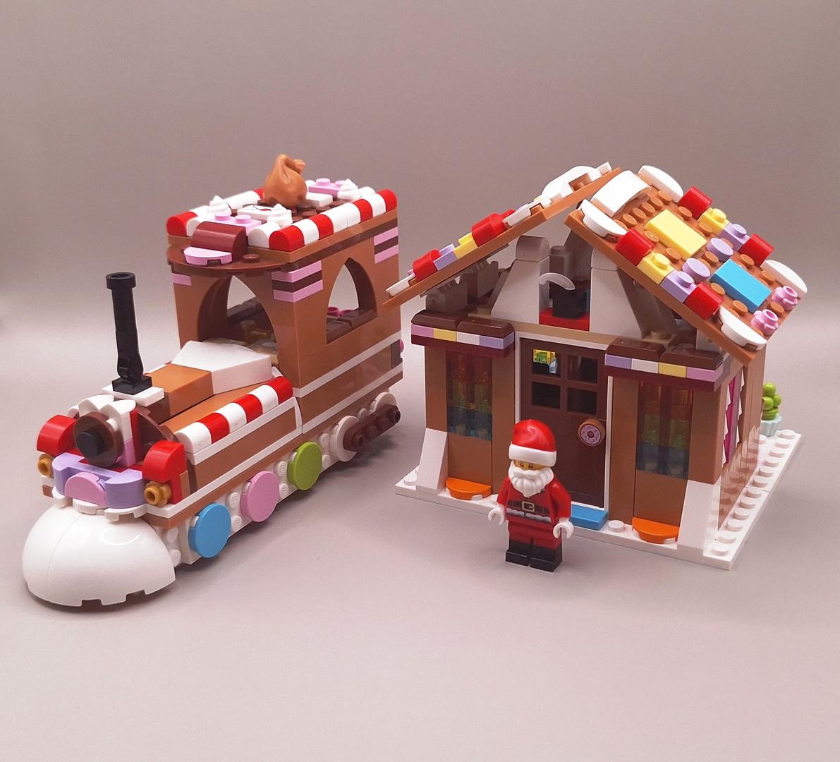 LEGO MOC-240619 40809 Gingerbread Train by PeterSzabo | Rebrickable ...