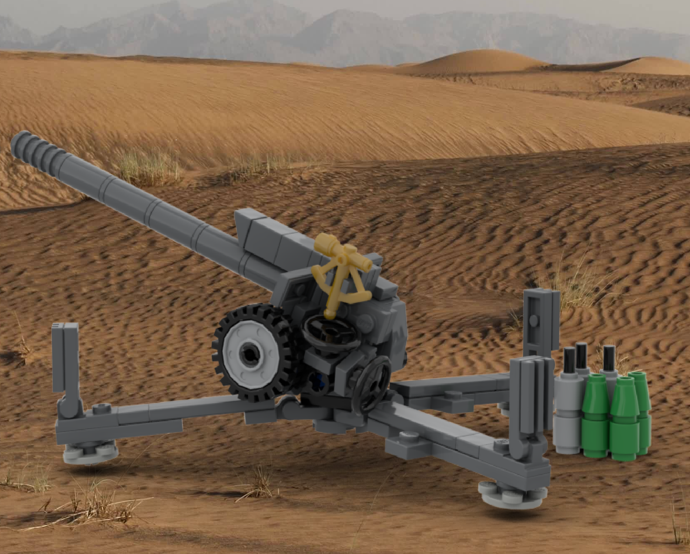 D-30 Howitzer (MOC-242307) - LEGO MOC | MOC Tracker