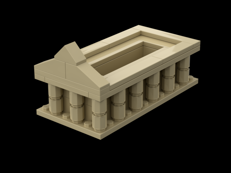 lego mini greek temple (MOC-242980) - LEGO MOC | MOC Tracker