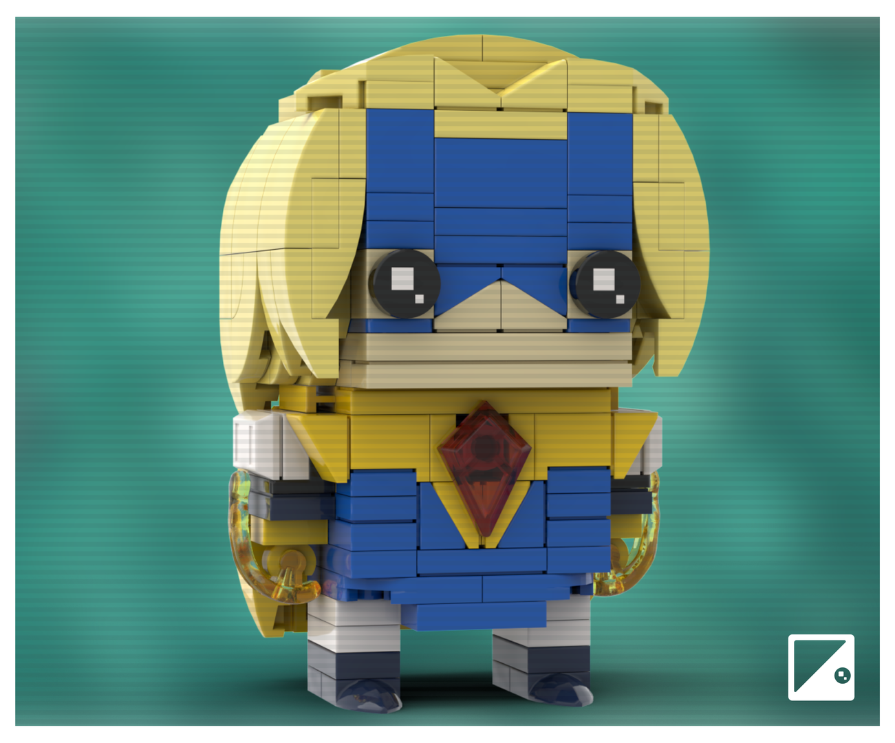 Dispatch LEGO Brickheadz MOC ~ Blonde Blazer (MOC-245177) - LEGO MOC ...