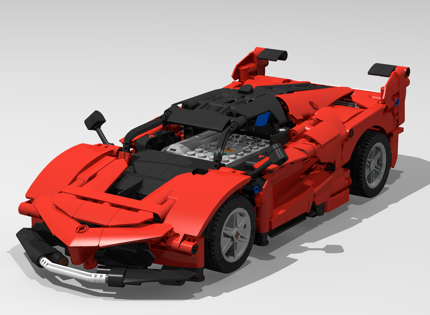 Ferari FXX K - Buggy Motor & Servo Steering (MOC-247641) - LEGO MOC ...