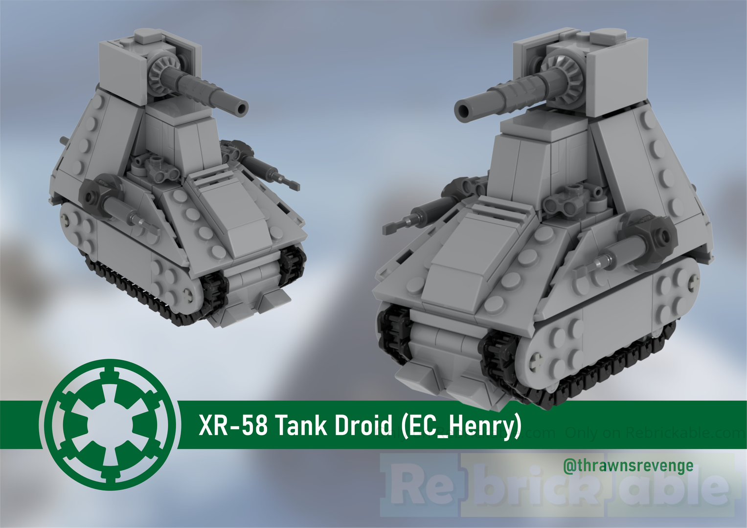 XR-58 Tank Droid (MOC-251601) - LEGO MOC | MOC Tracker