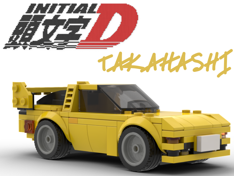 Initial D Keisuke Mazda RX-7 FD3S Type R (MOC-25566) - LEGO MOC | MOC ...