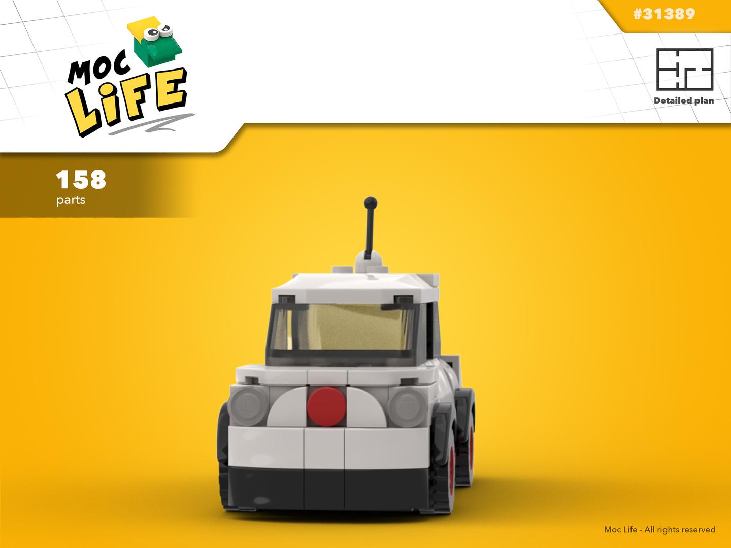Fiat 500 Abarth (MOC-31389) - LEGO MOC | MOC Tracker