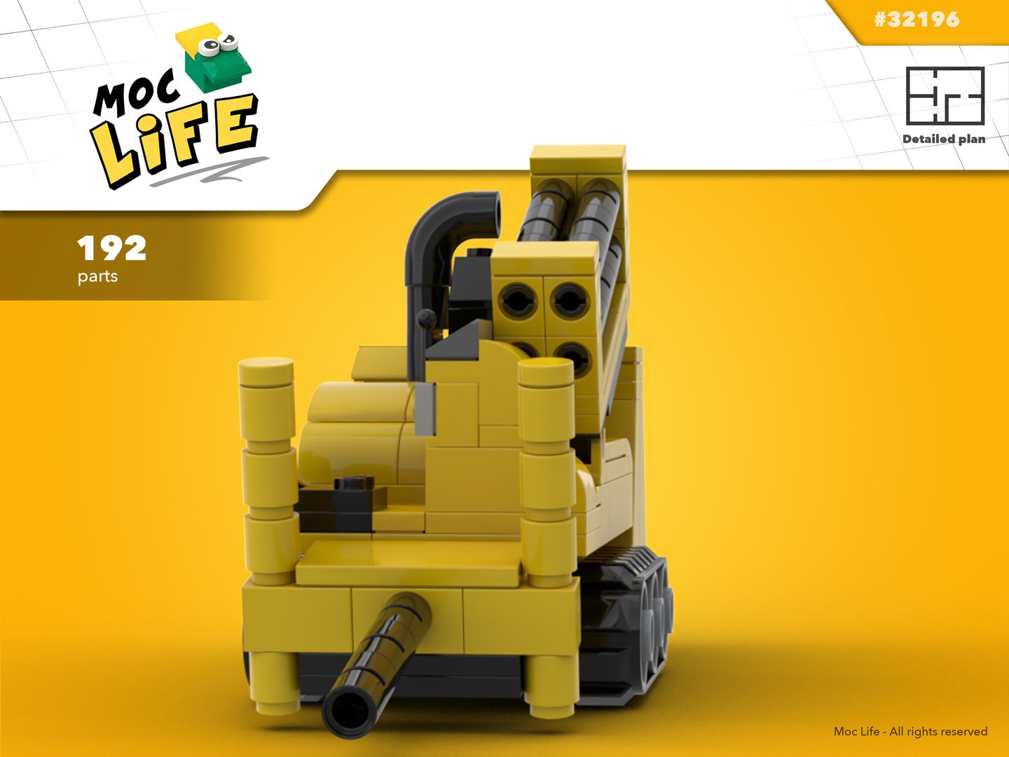 Veemer directional drill (MOC-32196) - LEGO MOC | MOC Tracker