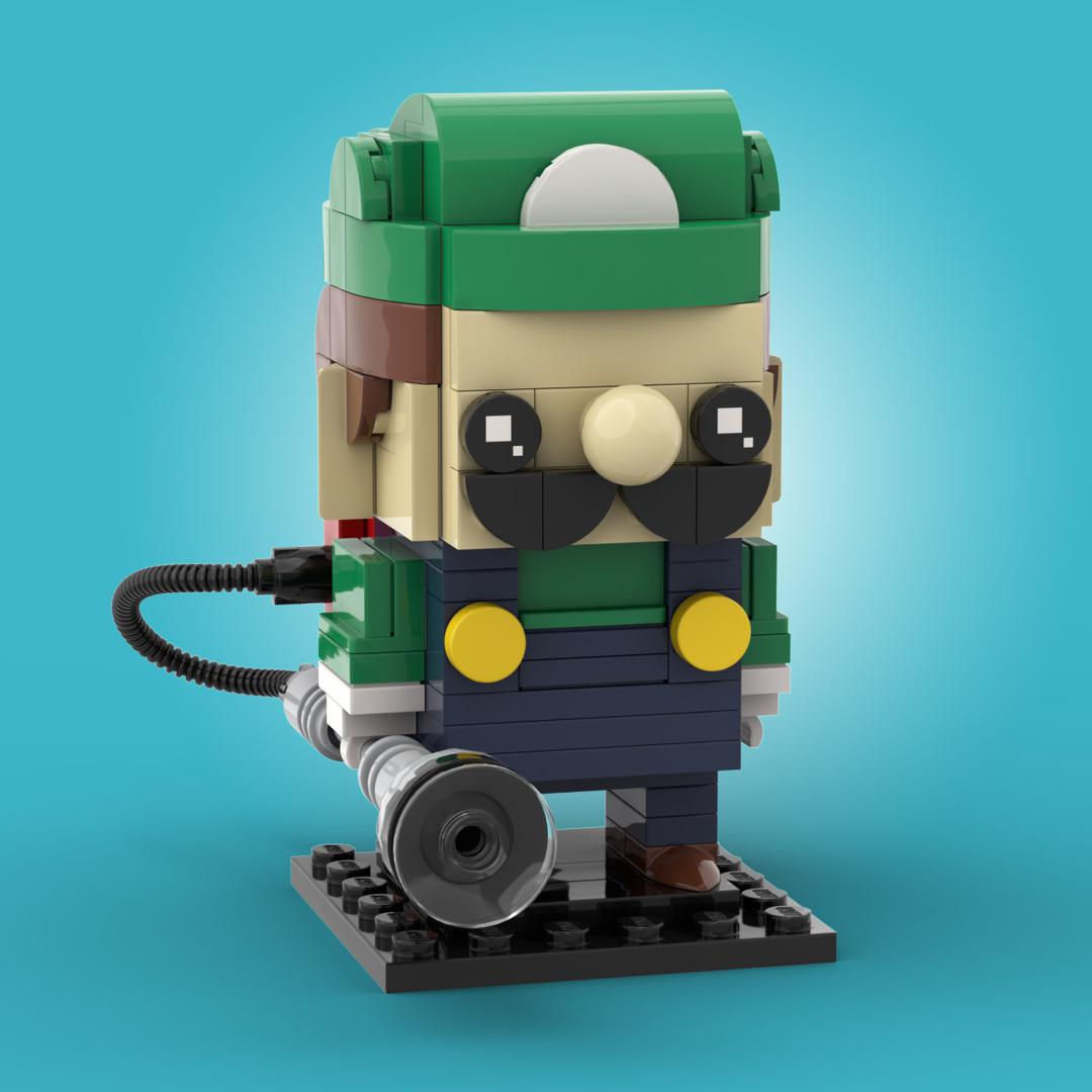 Luigi - Mario Bros Brickheadz (MOC-40646) - LEGO MOC | MOC Tracker