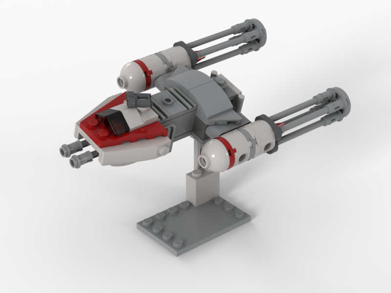 Resistance Y-Wing Microfighter revB (MOC-43289) - LEGO MOC | MOC Tracker