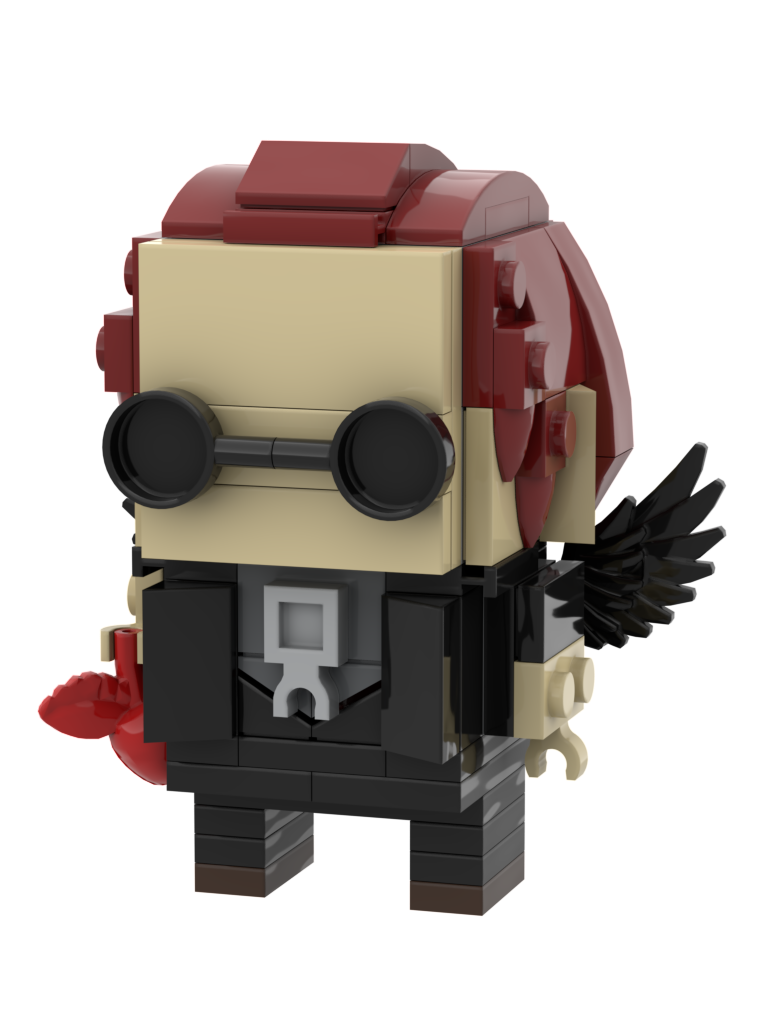 Good Omens Crowley BrickHeadz (MOC-43830) - LEGO MOC | MOC Tracker