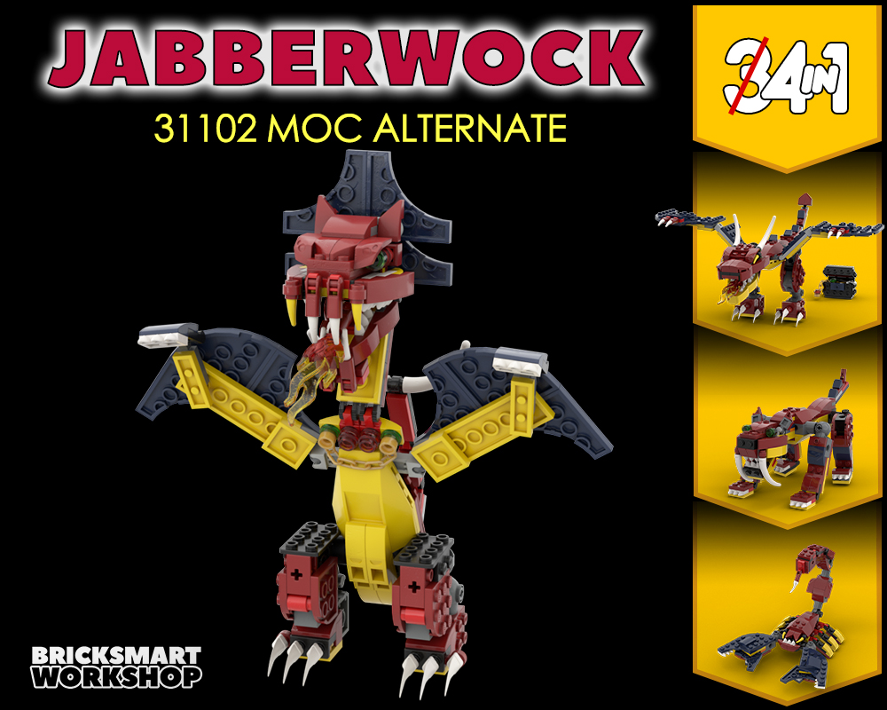 31102 MOC Alternate Jabberwock (MOC-45122) - LEGO MOC | MOC Tracker