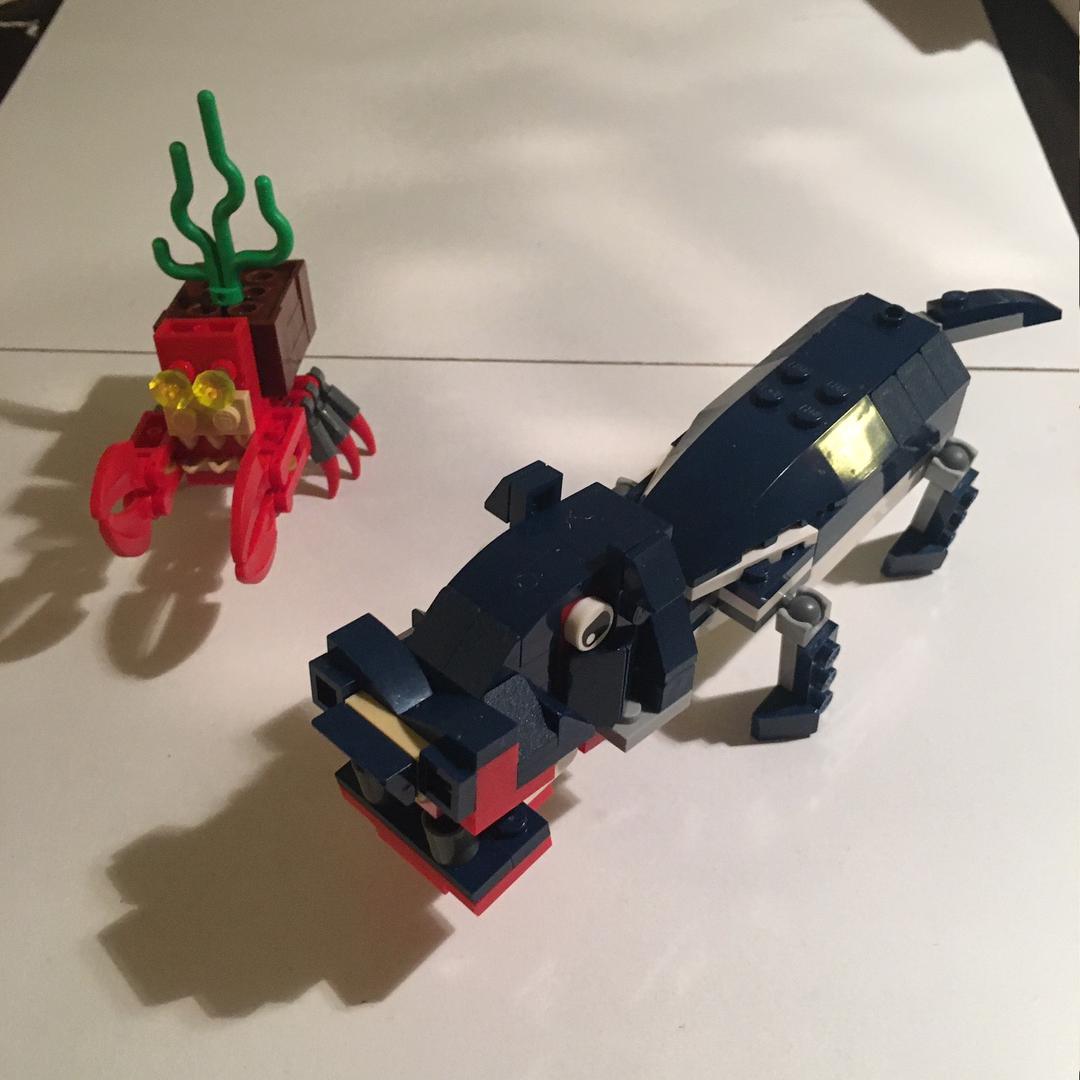 LEGO - 31088 Hippopotamus and Hermit Crab (MOC-45494) - LEGO MOC | MOC ...