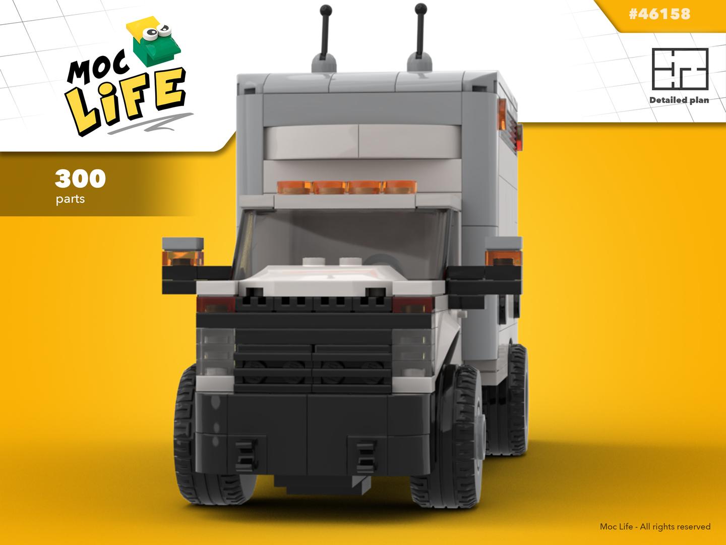 Chevrolet Silverado 3500 dually delivery (MOC-46158) - LEGO MOC | MOC ...