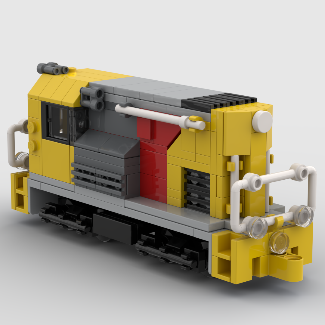 KiwiRail DH Class Narrow Gauge Diesel Locomotive (MOC-51213) - LEGO MOC ...