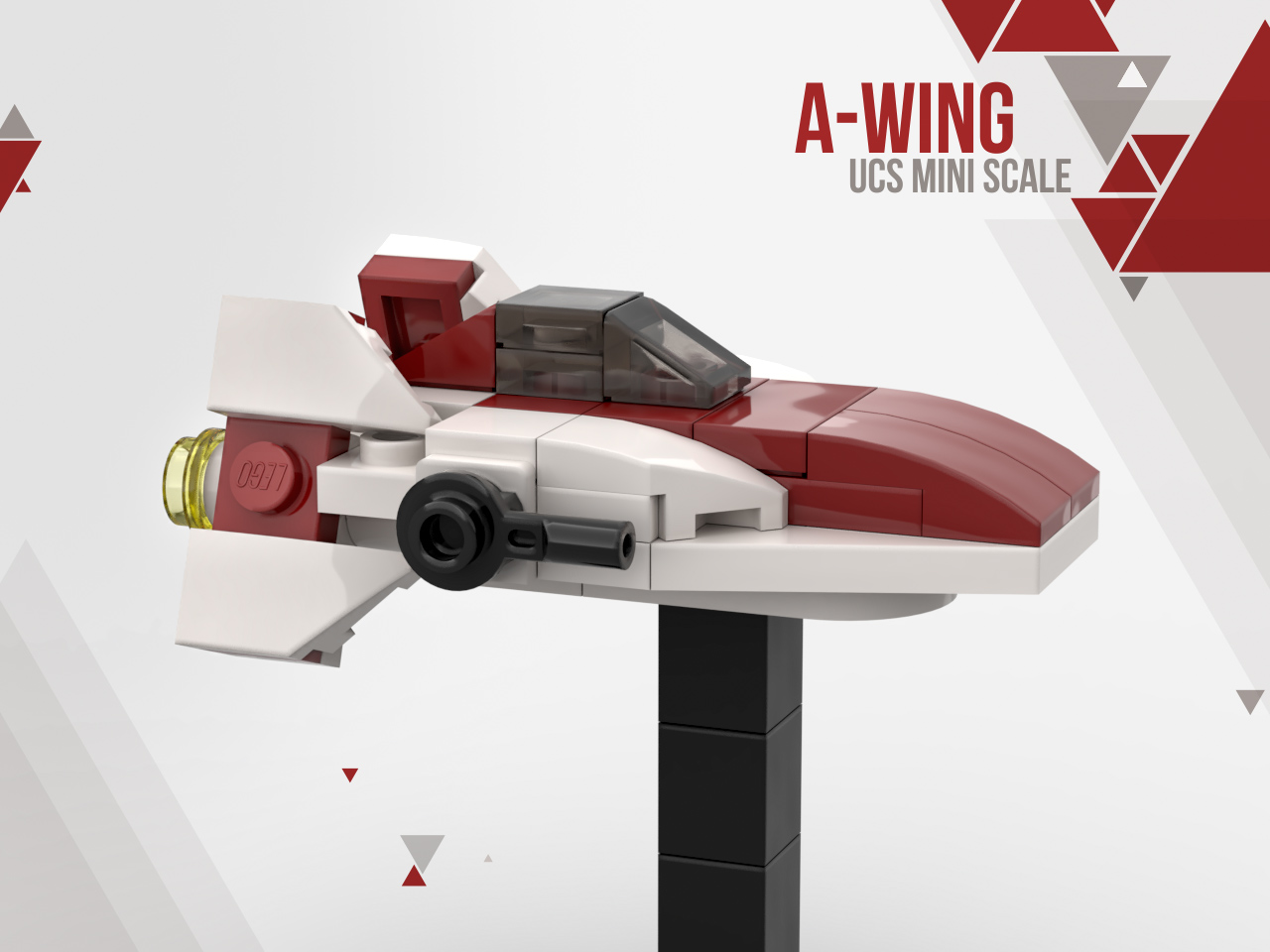 PiXEL-DANs A Wing UCS Mini-Scale 1:125 (MOC-54238) - LEGO MOC | MOC Tracker
