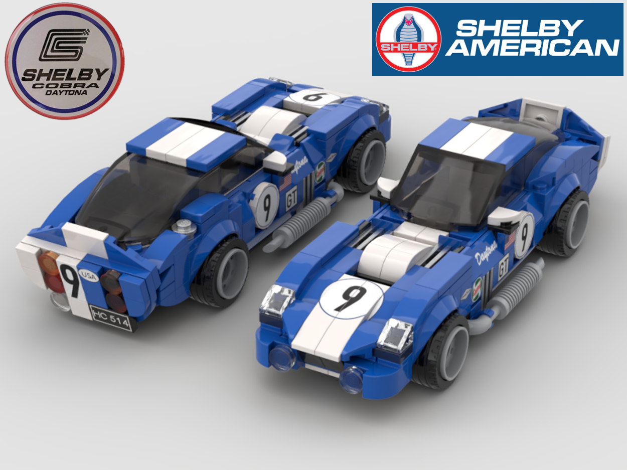 Shelby Cobra Daytona Coupe (1964) (MOC-64224) - LEGO MOC | MOC Tracker