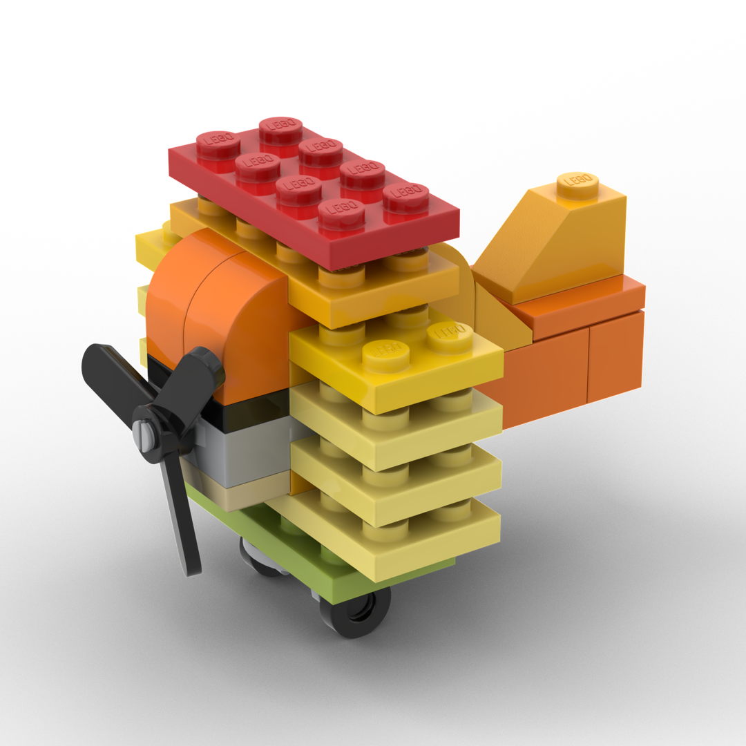 I pannini (rainbow heptaplane) (MOC-65662) - LEGO MOC | MOC Tracker