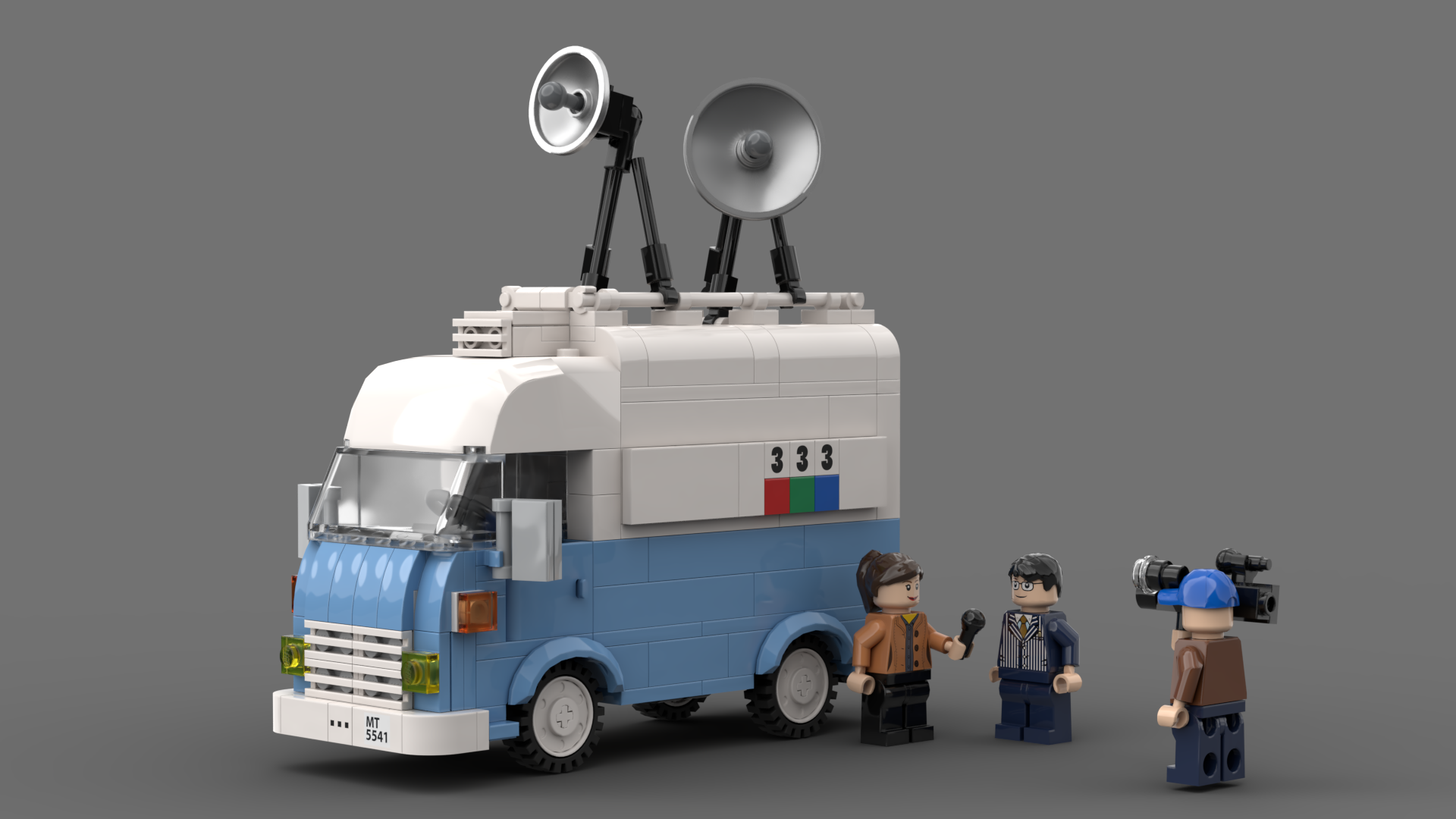 SAVIEM/RENAULT SG2 Fourgon - TV Broadcast Truck with Live Interview ...