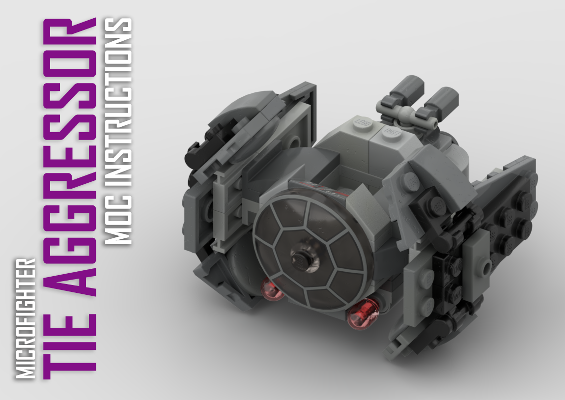 Microfighter Tie Aggressor (MOC-74379) - LEGO MOC | MOC Tracker