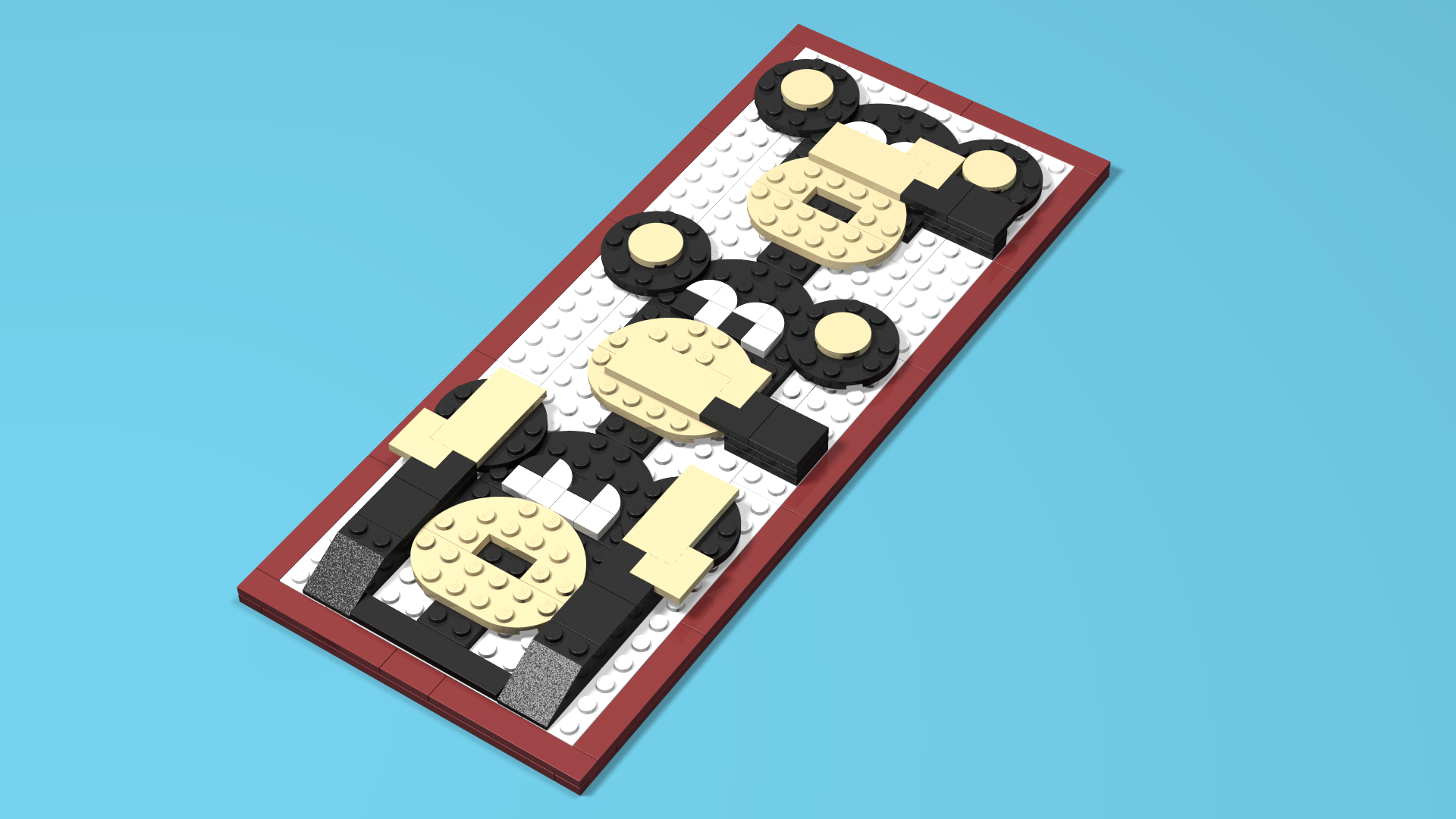 Tiled Relief: Three Wise Monkeys (MOC-78236) - LEGO MOC | MOC Tracker