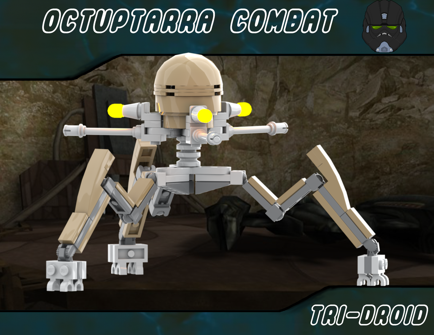 Octuptarra Combat Tri-Droid (Realistic Style) (MOC-79619) - LEGO MOC ...