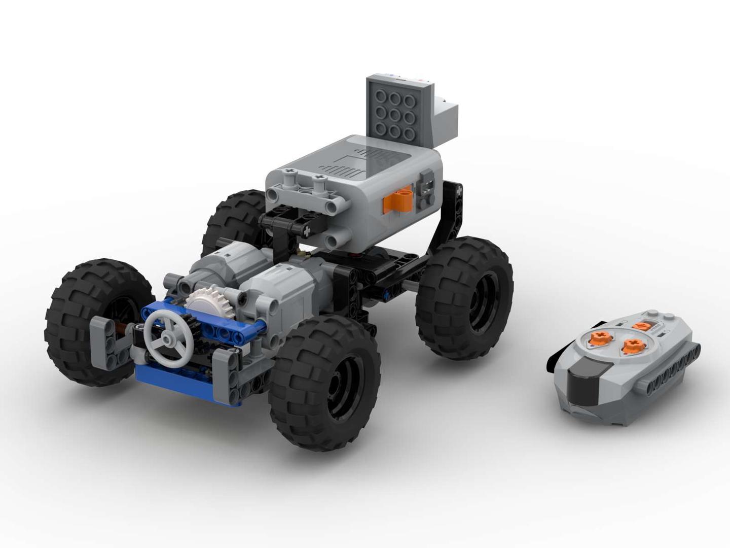 100 Part RC Car (MOC-87498) - LEGO MOC | MOC Tracker