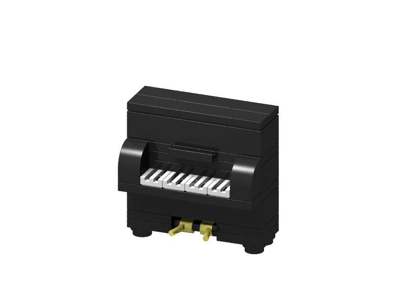 Piano (MOC-88635) - LEGO MOC | MOC Tracker