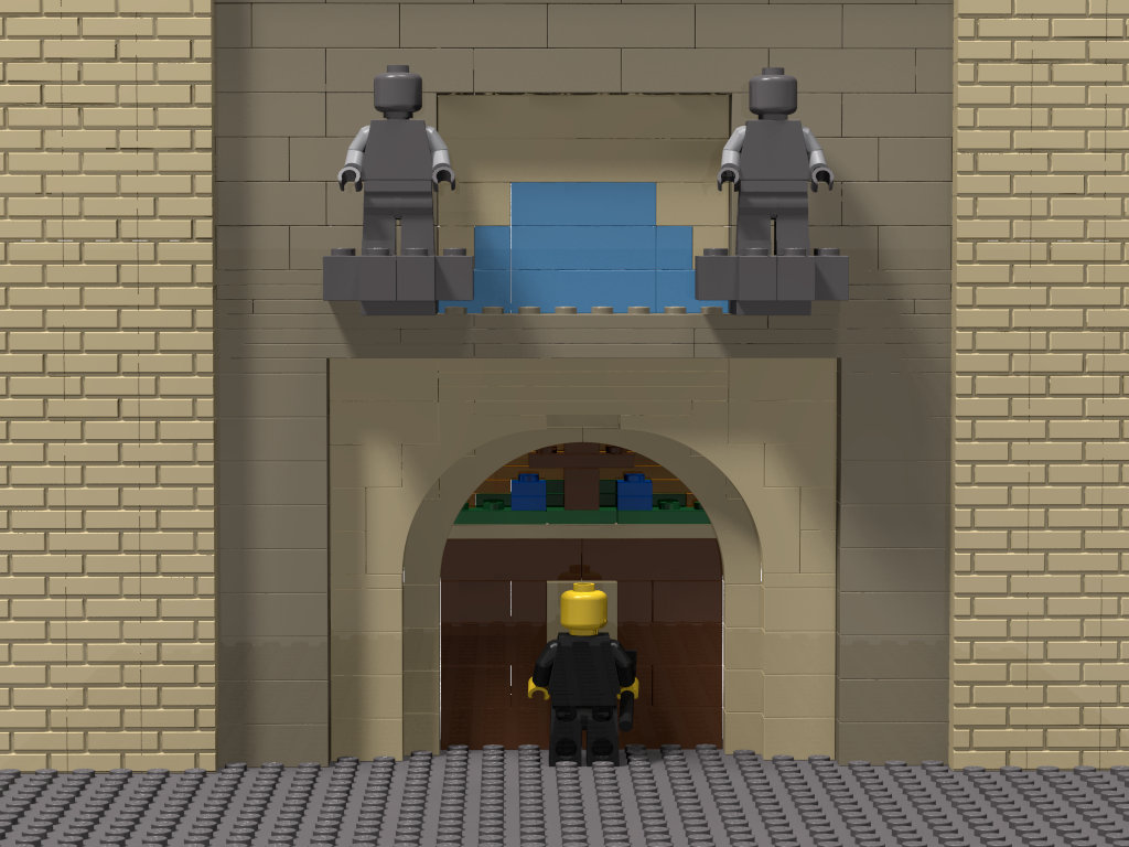 Martin Luther nailing 95 theses (MOC-91187) - LEGO MOC | MOC Tracker