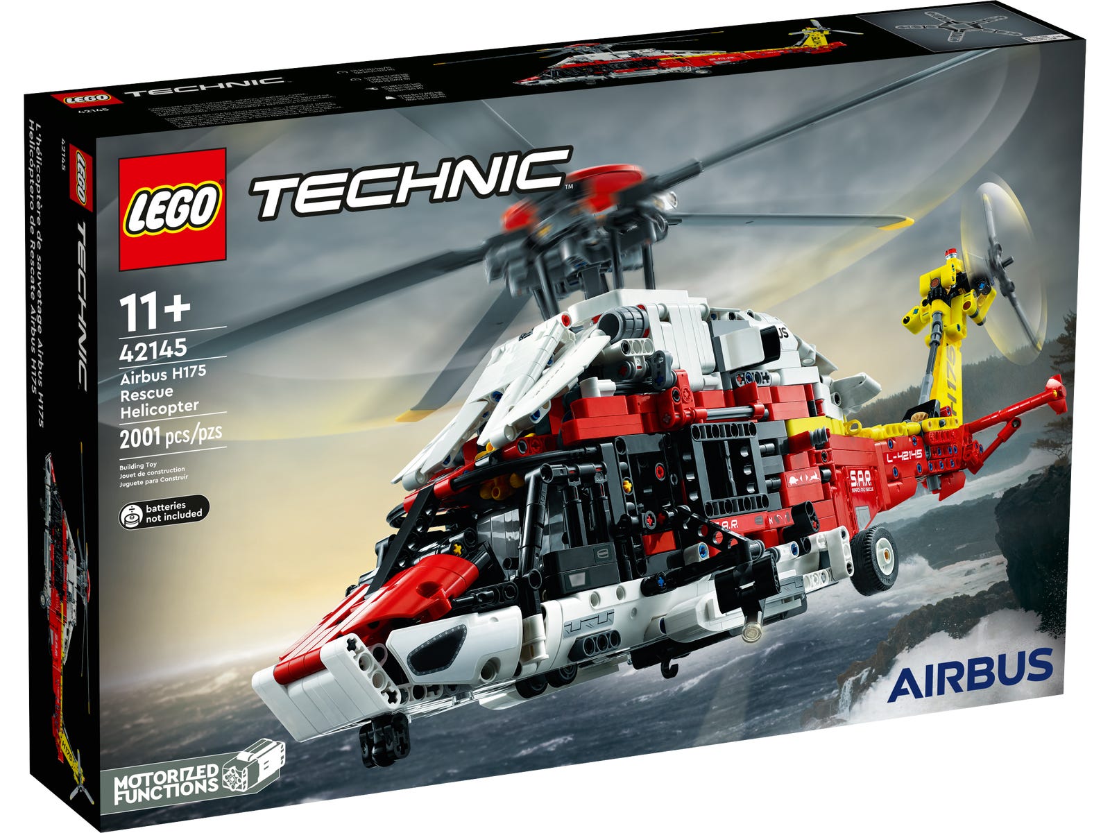Review: 42145-1 - Airbus H175 Rescue Helicopter | Rebrickable - Build ...