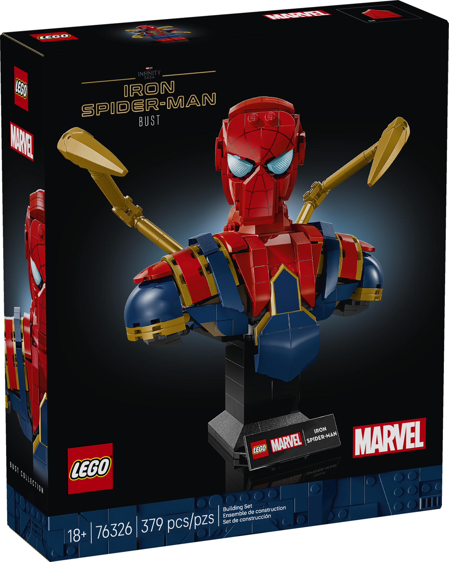 Review: 76326-1 - Iron Spider-Man Bust | Rebrickable - Build with LEGO