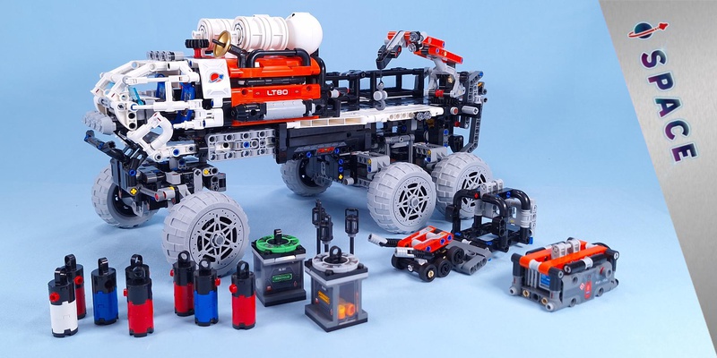 Review: 42180-1 - Mars Crew Exploration Rover | Rebrickable - Build ...
