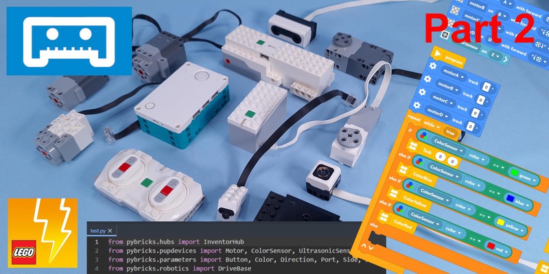 Powering Up PoweredUp with Pybricks - Part 2 | Rebrickable - Build with LEGO