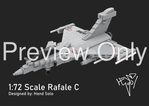 LEGO MOC 1:72 Scale Rafale C by HandSolo99 | Rebrickable - Build with LEGO