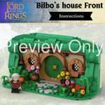 LEGO MOC Bilbo's House Front Bag End - Lego Lord of the Rings moc by ...