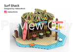 LEGO MOC Surf Shack by MakeorBrick | Rebrickable - Build with LEGO