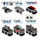 LEGO MOC PC-Turtle (Grayscale Red) by pino_creations | Rebrickable ...