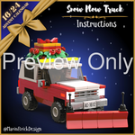 LEGO MOC Lego Christmas SnowBlower Snow Plow Truck MOC - Winter village ...