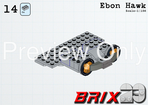 LEGO MOC-24864 Ebon Hawk by Brix23 | Rebrickable - Build with LEGO