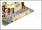 LEGO MOC-43123 Modular Sand Green Shop by cjtonic | Rebrickable - Build ...