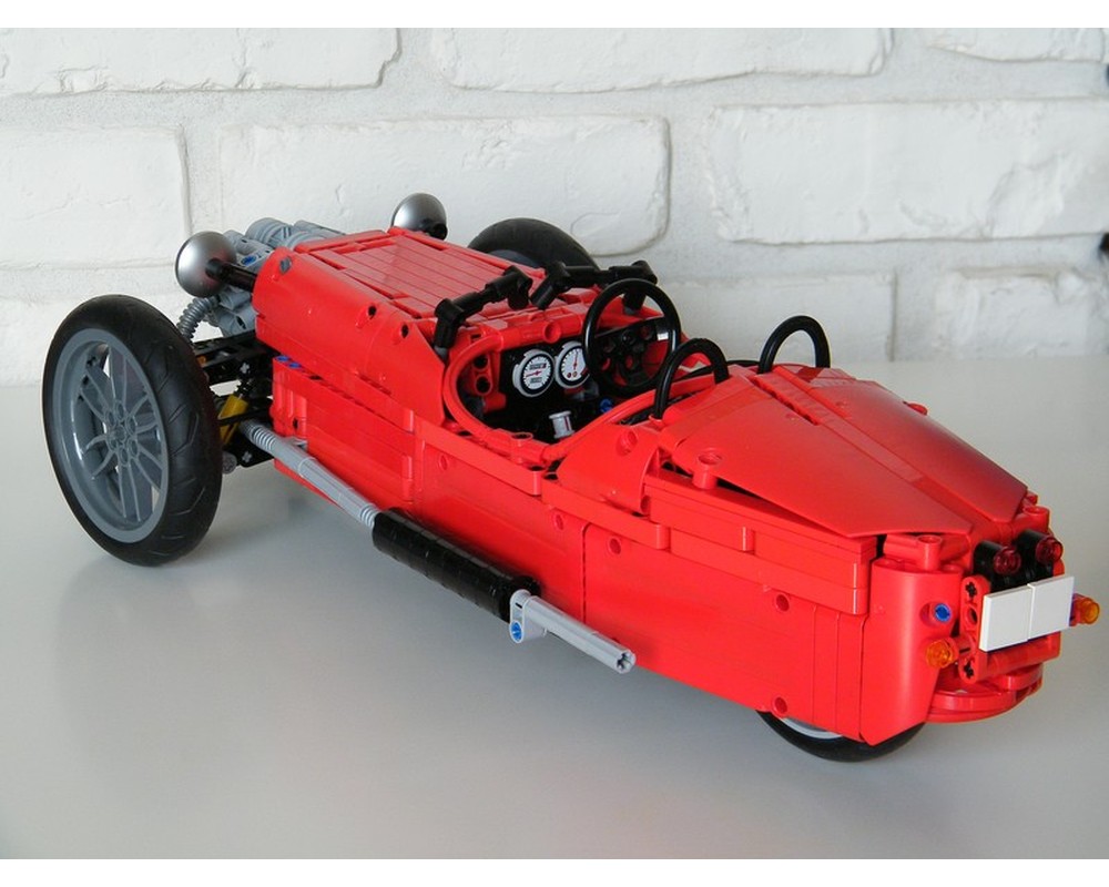 Lego Moc Morgan Three Wheeler By Nico71 Rebrickable Build With Lego
