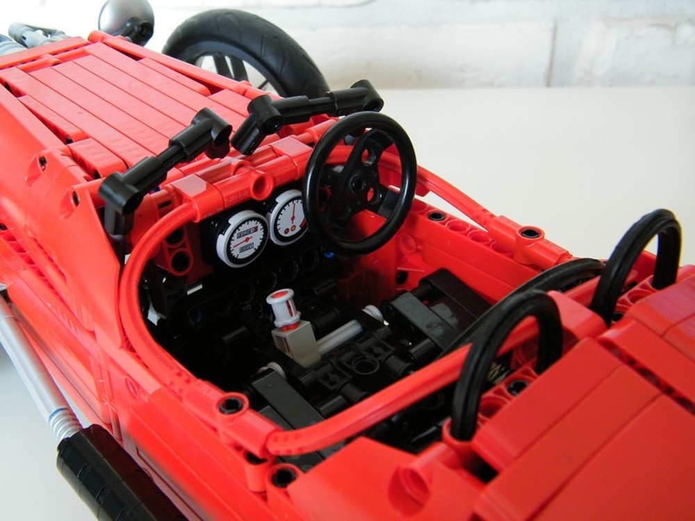 LEGO MOC Morgan Three Wheeler by Nico71 | Rebrickable - Build with LEGO