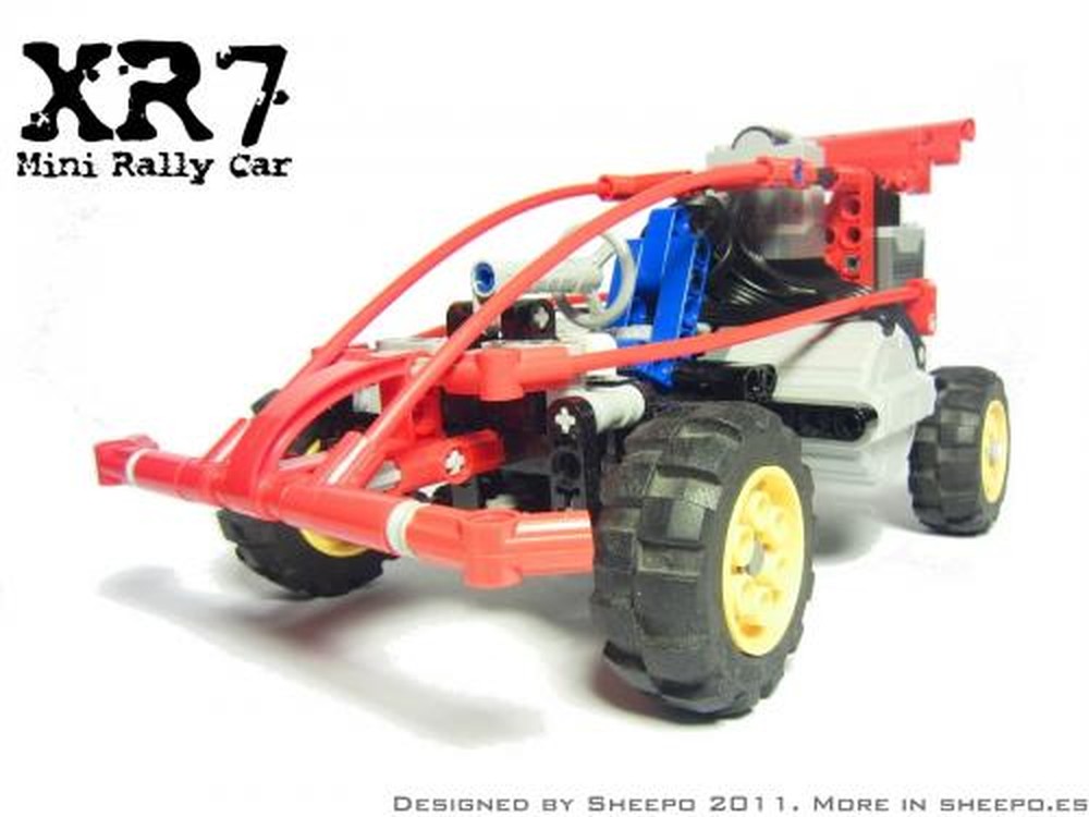LEGO MOC XR7 Mini Rally Car by Sheepo | Rebrickable - Build with LEGO