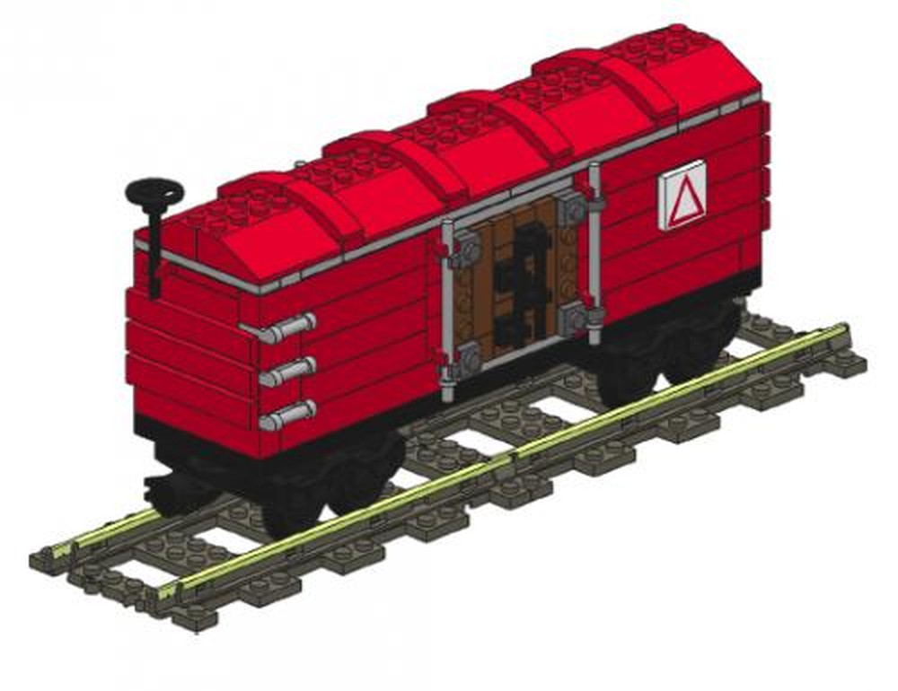 LEGO MOC Western Train - Boxcar by conv-timgould | Rebrickable - Build ...
