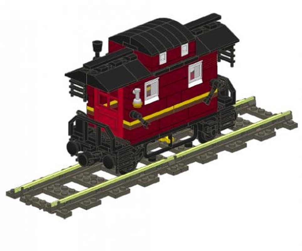 LEGO MOC Western Train - Caboose by conv-timgould | Rebrickable - Build ...
