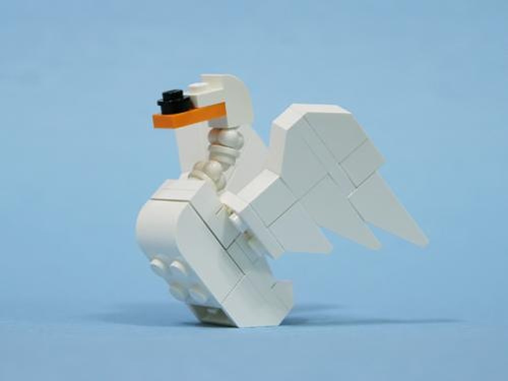 LEGO MOC Swan by conv-MisaQa | Rebrickable - Build with LEGO