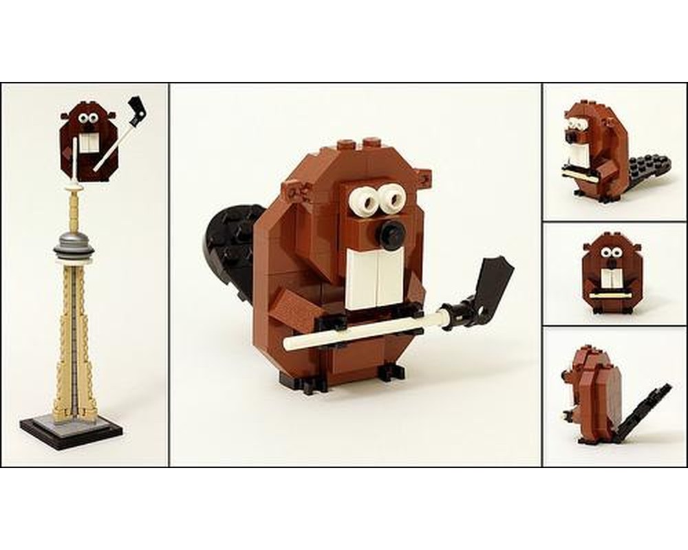 LEGO MOC Beaver by JKBrickworks | Rebrickable - Build with LEGO