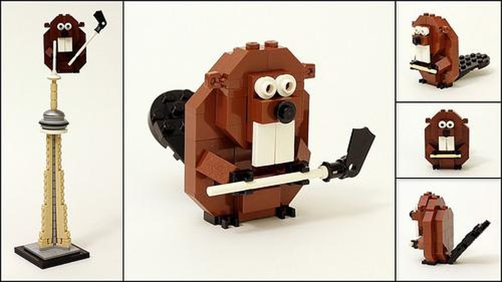 LEGO MOC Beaver by JKBrickworks | Rebrickable - Build with LEGO