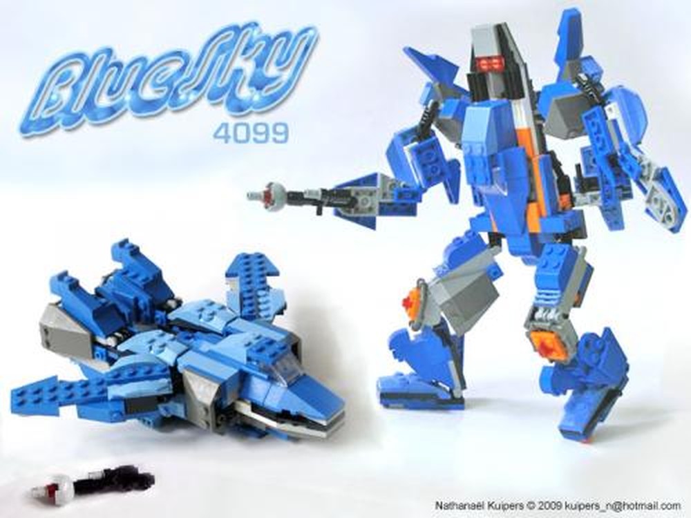 LEGO MOC Blue Sky 4099 Transformer by NKubate | Rebrickable - Build ...