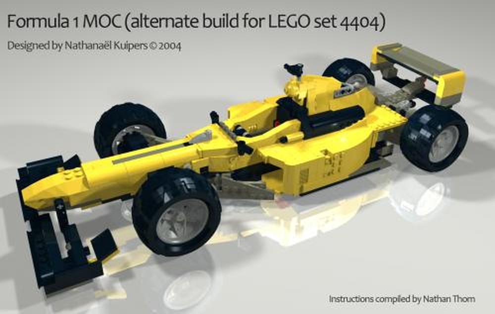 LEGO MOC 4404 Formula 1 Car by NKubate | Rebrickable - Build with LEGO