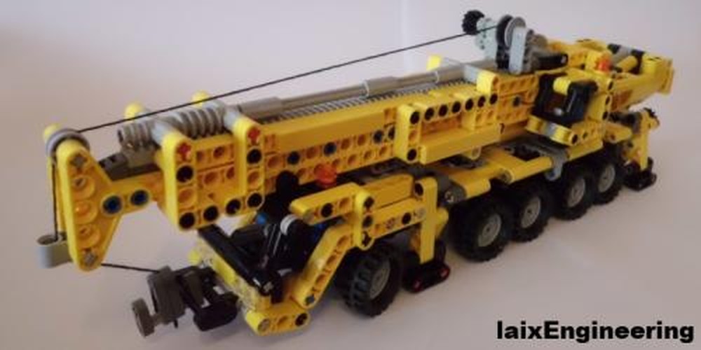 LEGO MOC Mini Mobile Crane by laix | Rebrickable - Build with LEGO